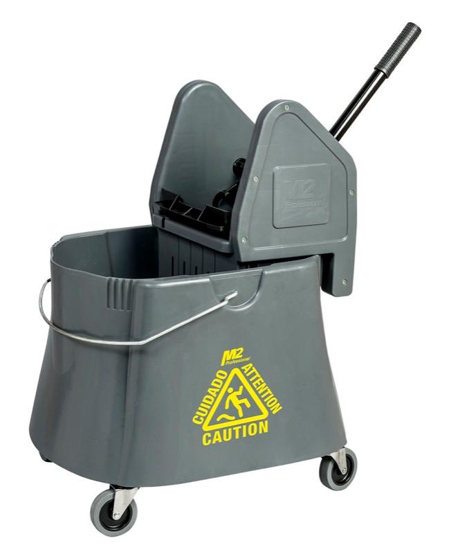 40 Qt. Elephant Foot Down Press Mop Wringer and Bucket Combo