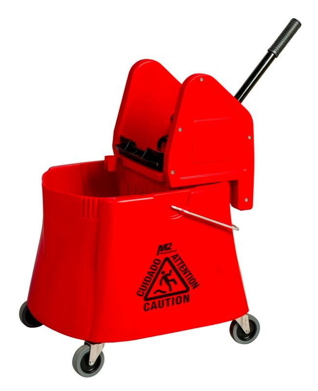 40 Qt. Elephant Foot Down Press Mop Wringer and Bucket Combo